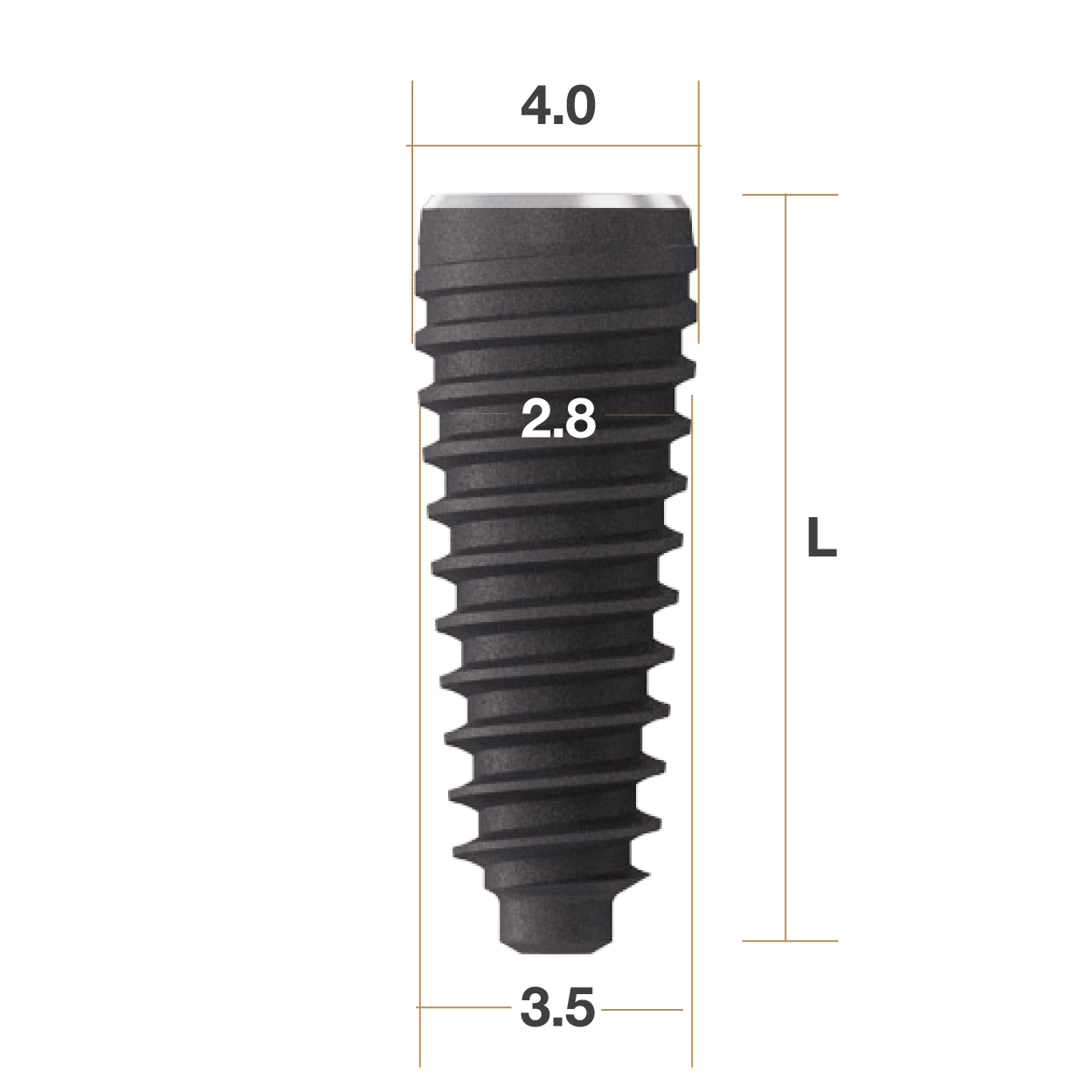 MEGAGEN / Fixture φ3.5/ L11.5 (C2.8)
